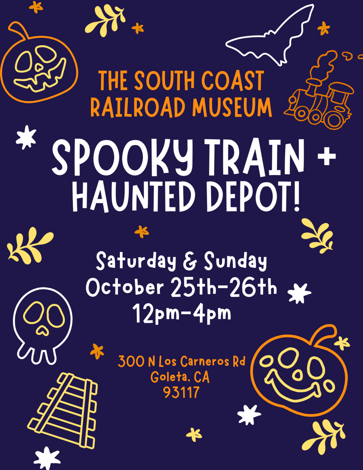 Spooky Train & Haunted Depot - South Coast Railroad Museum at the ...